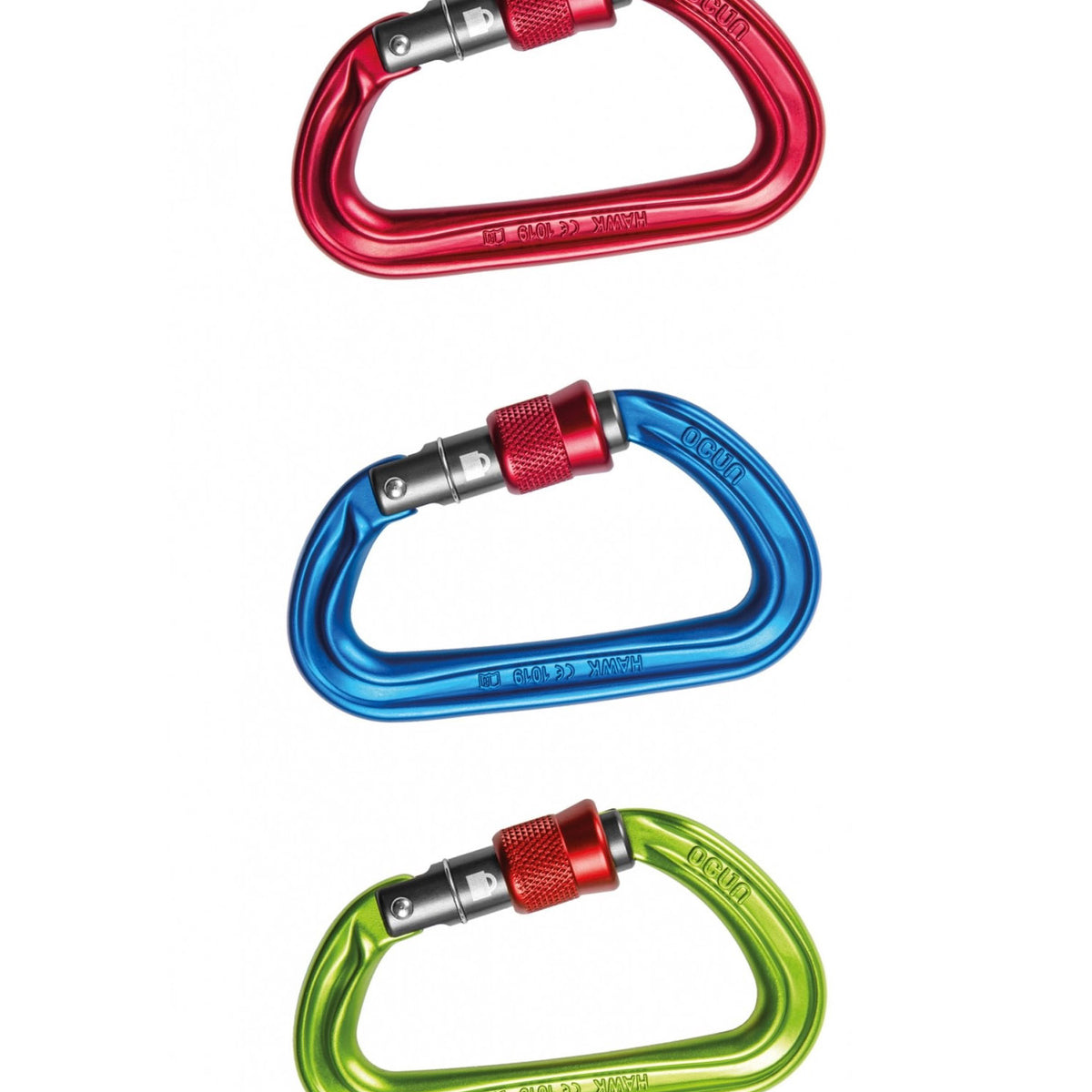 Mosquetón Hawk Screw 3-Pack - Estilo Alpino Chile